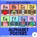 Primary Alphabet Posters | Black and White Rainbow | Monochrome ...