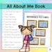 All About Me Mini Book: Back to School Activity - Etsy