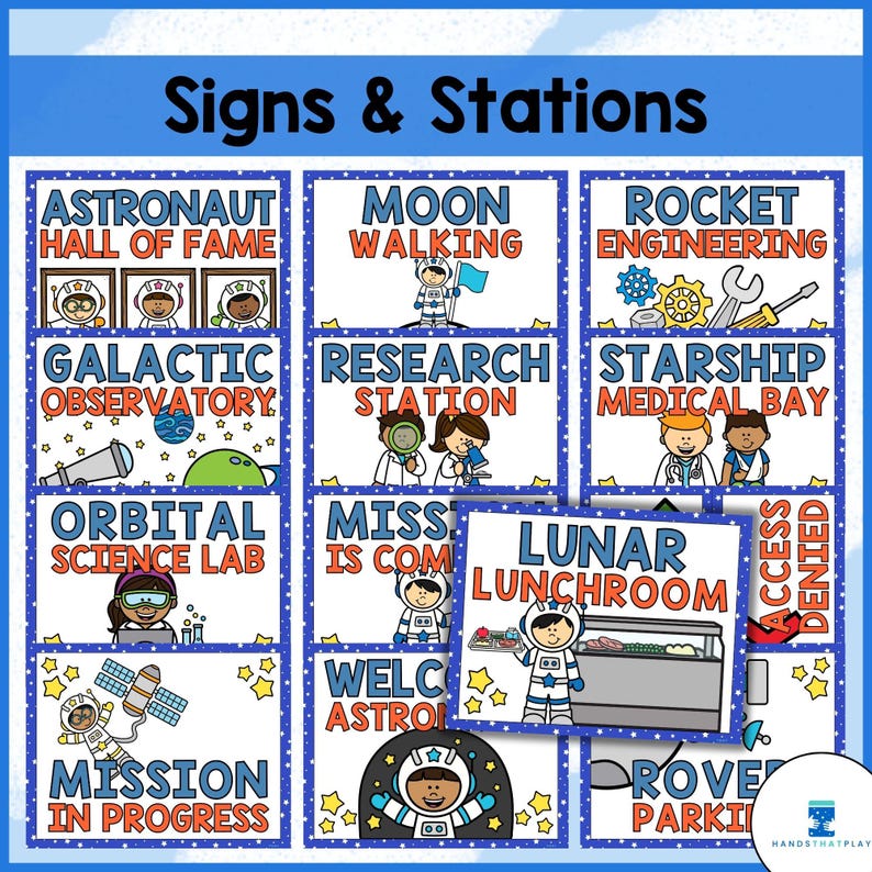 Space Station Dramatic Play - Astronaut Pretend Play - Etsy