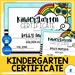 Kindergarten Certificates - Editable Future is Bright Completion ...