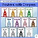 Color Posters | Black and White Rainbow | Classroom Decor - Etsy