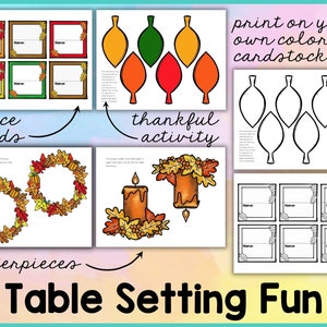 Thanksgiving Dramatic Play - Etsy