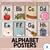 Alphabet Posters Letter Formation Neutral Boho Classroom Decor - Etsy