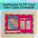 Daily Class Schedule Cards - Editable - Rainbow Watercolor Classroom ...