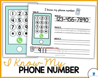 Number Practice - Etsy