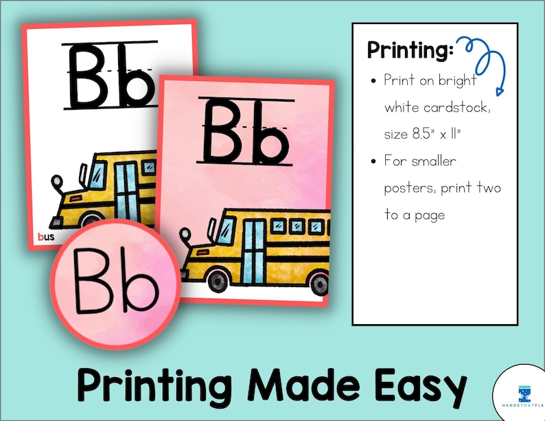 Alphabet Posters | Rainbow Watercolors | Letter Formation | Classroom ...