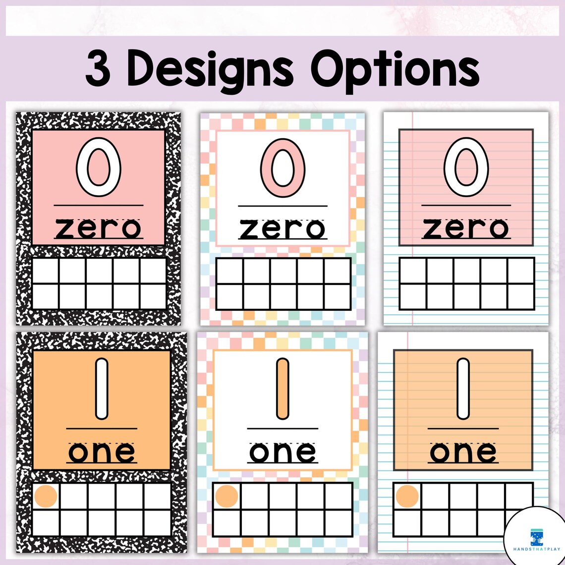 Pastel Number Posters: Classroom Wall Decor 0-20 - Etsy