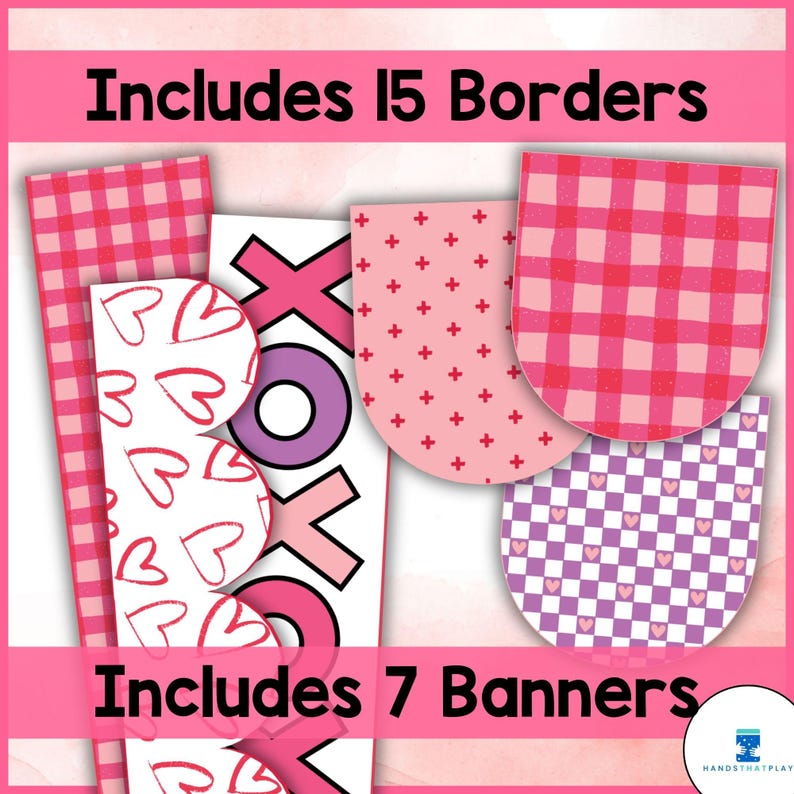 Valentine's Day Printable Bulletin Board Set or Door Decor for ...