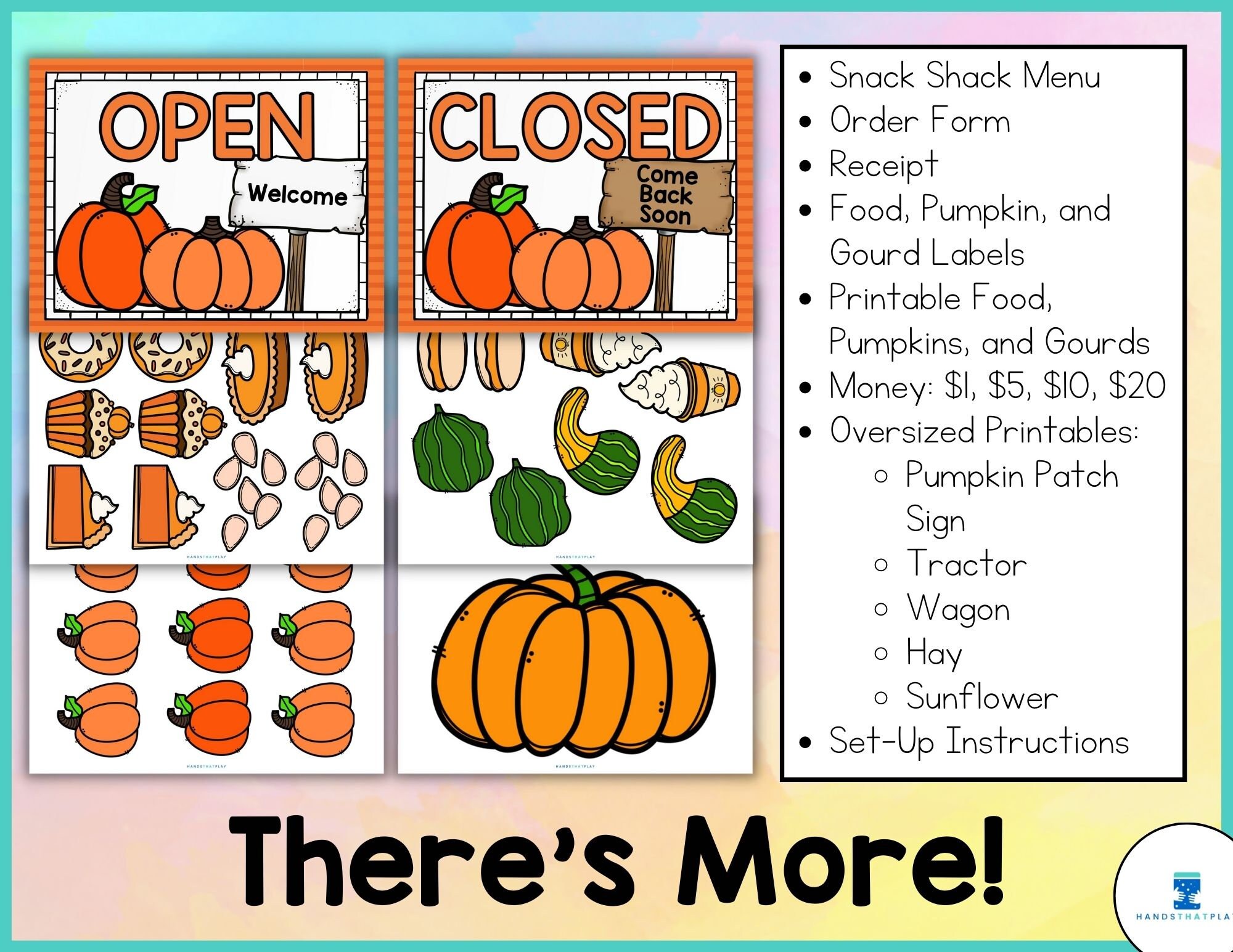 Pumpkin Patch Dramatic Play - Etsy