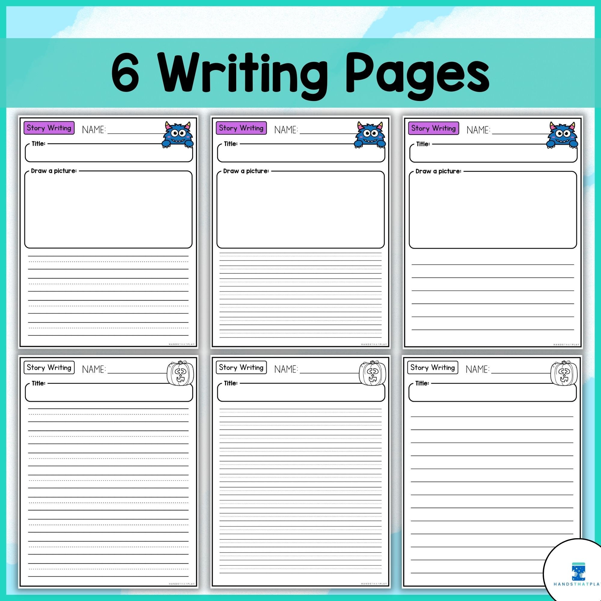 Roll a Story Writing Prompts - October, Monsters, Halloween - Etsy