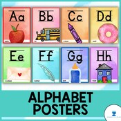 Set of 6 Educational Preschool Print Posters, Classroom Decor, Solar ...