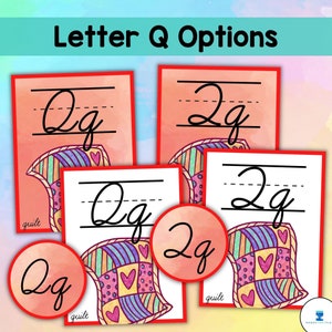 Cursive Alphabet Posters - Rainbow Watercolor Classroom Decor - Etsy