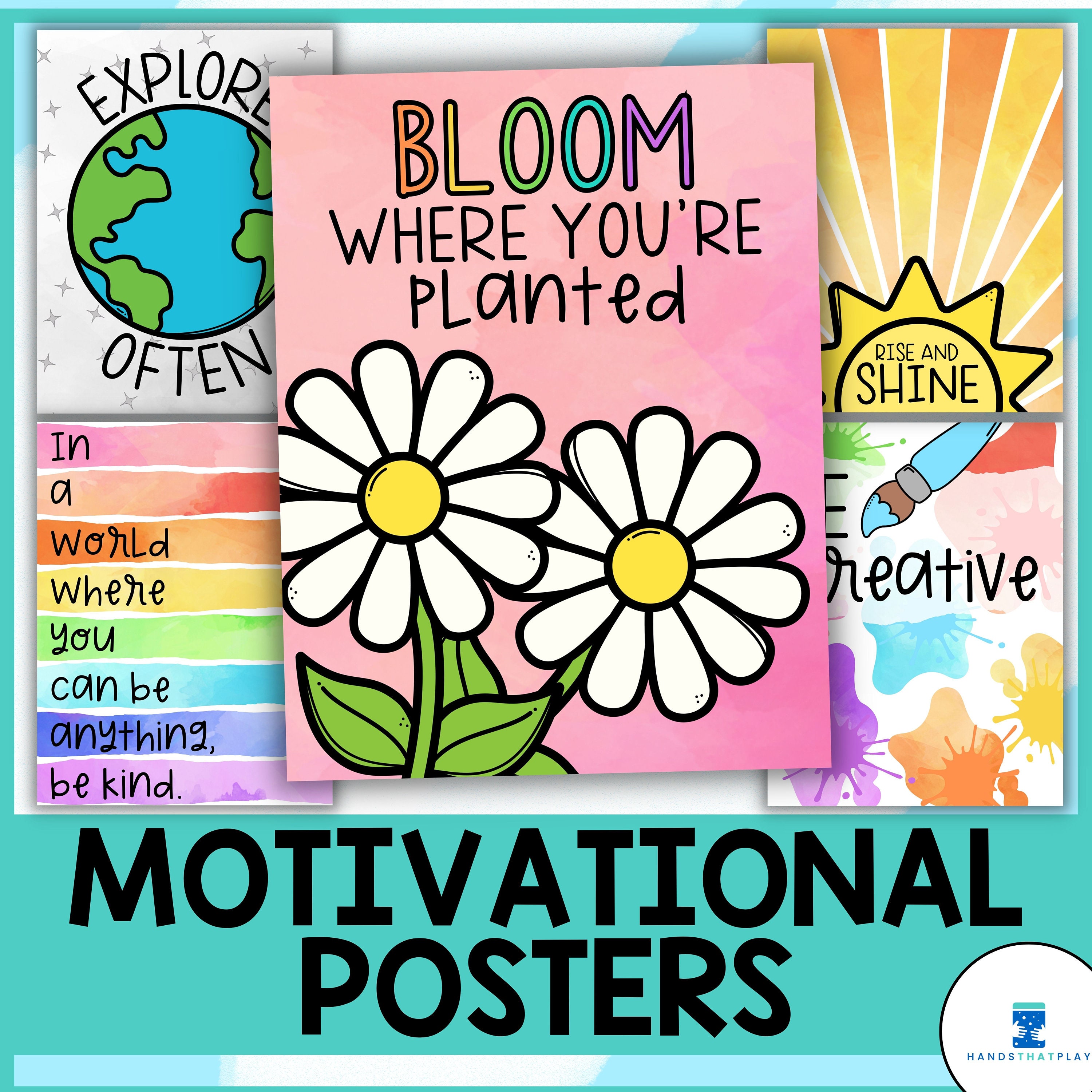 Classroom Quote Posters | Growth Mindset Posters | Motivational Posters ...