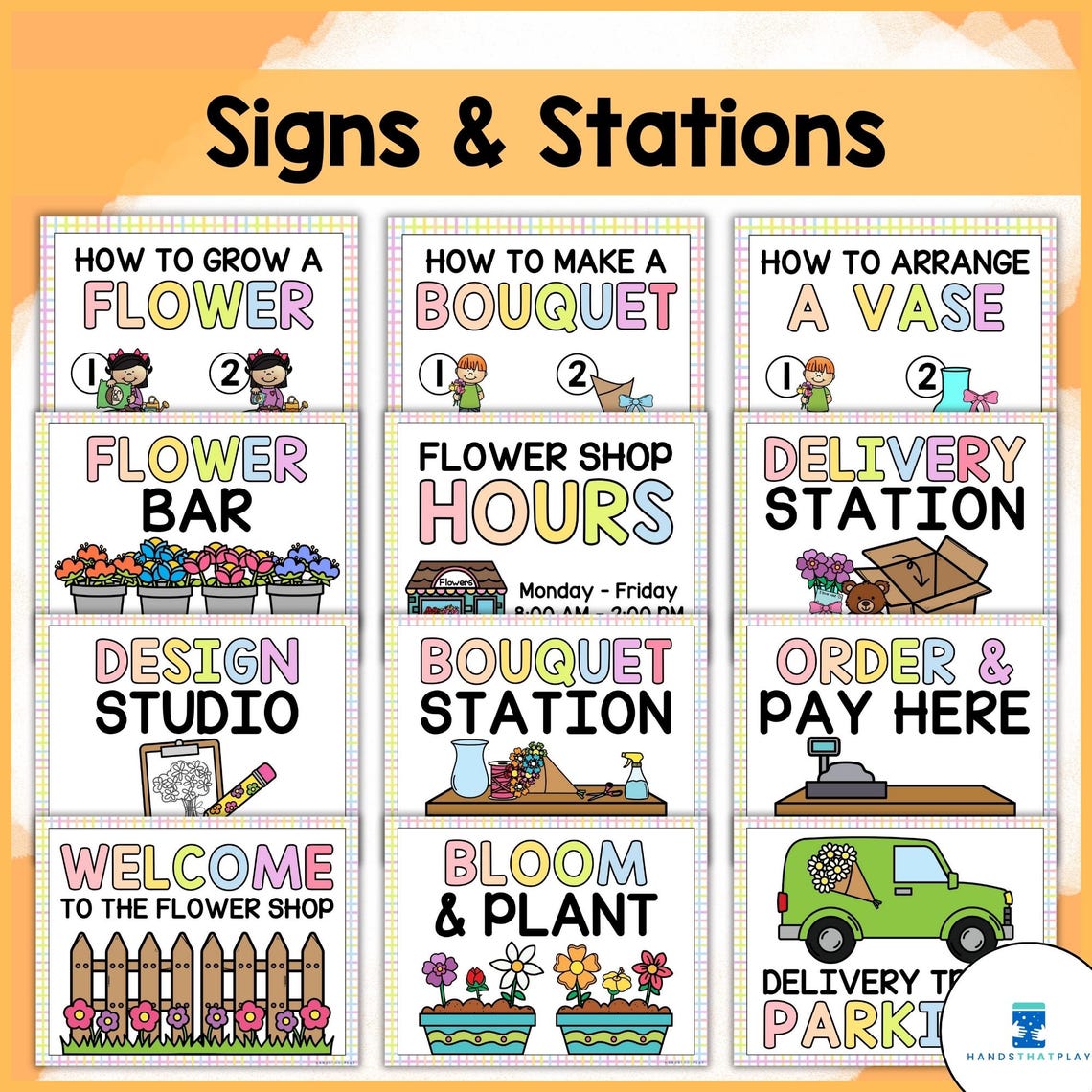 Flower Shop Dramatic Play - Florist Pretend Play - Etsy