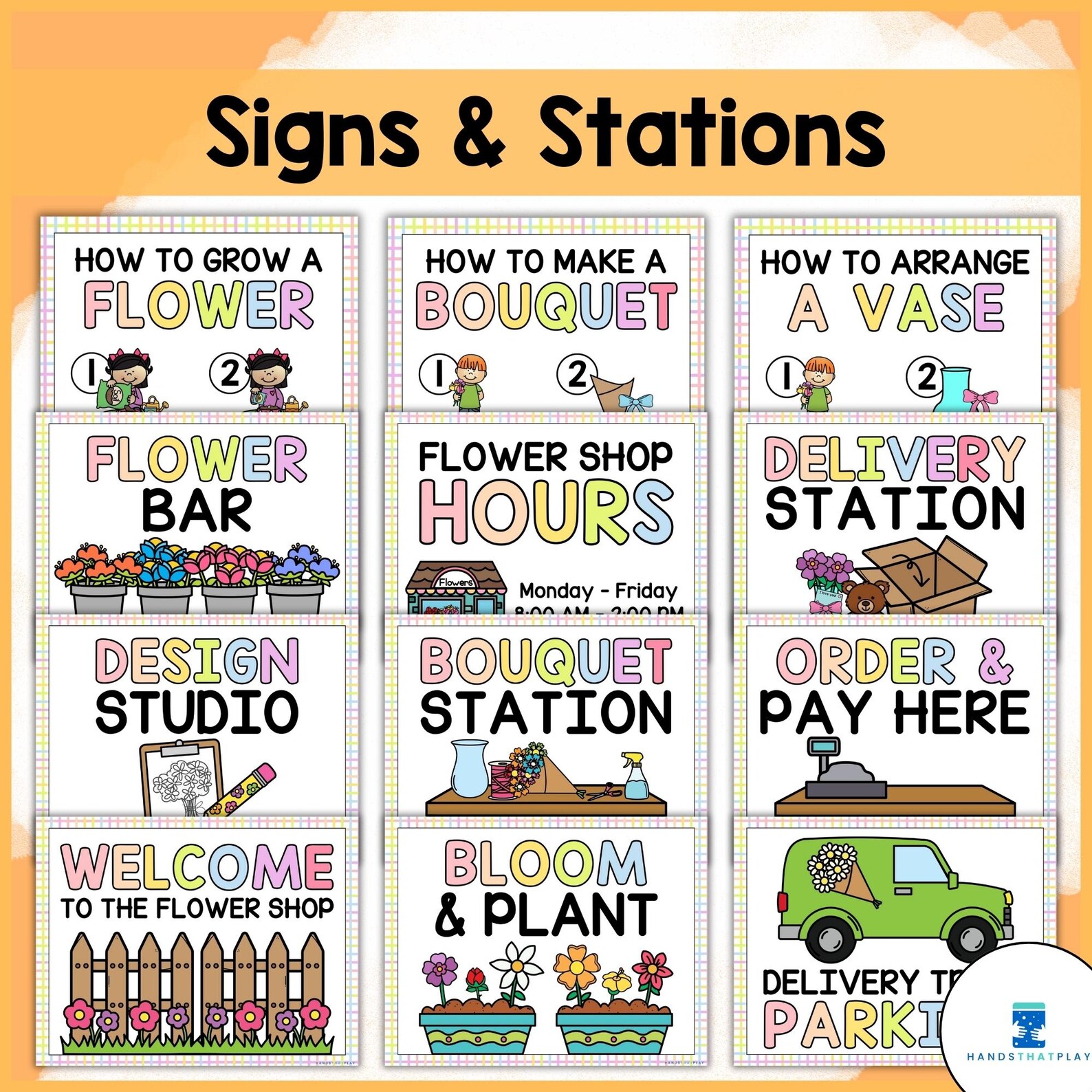 Flower Shop Dramatic Play - Florist Pretend Play - Etsy