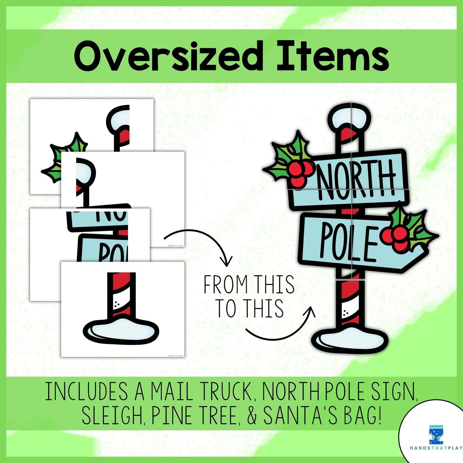 North Pole Dramatic Play - Santa's Workshop Pretend Play - Etsy