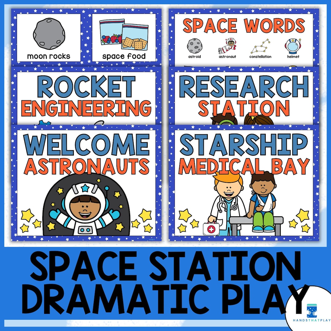 Space Station Dramatic Play - Astronaut Pretend Play - Etsy