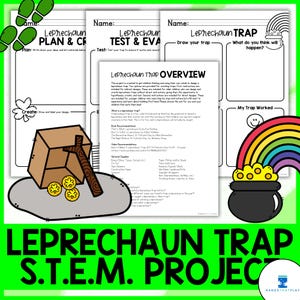 St. Patrick's Day STEM Project - Leprechaun Trap - Etsy