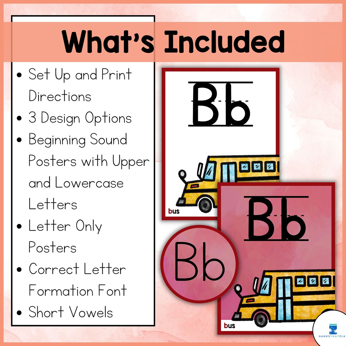 Alphabet Posters | Letter Formation | Sunset Rainbow Watercolors ...