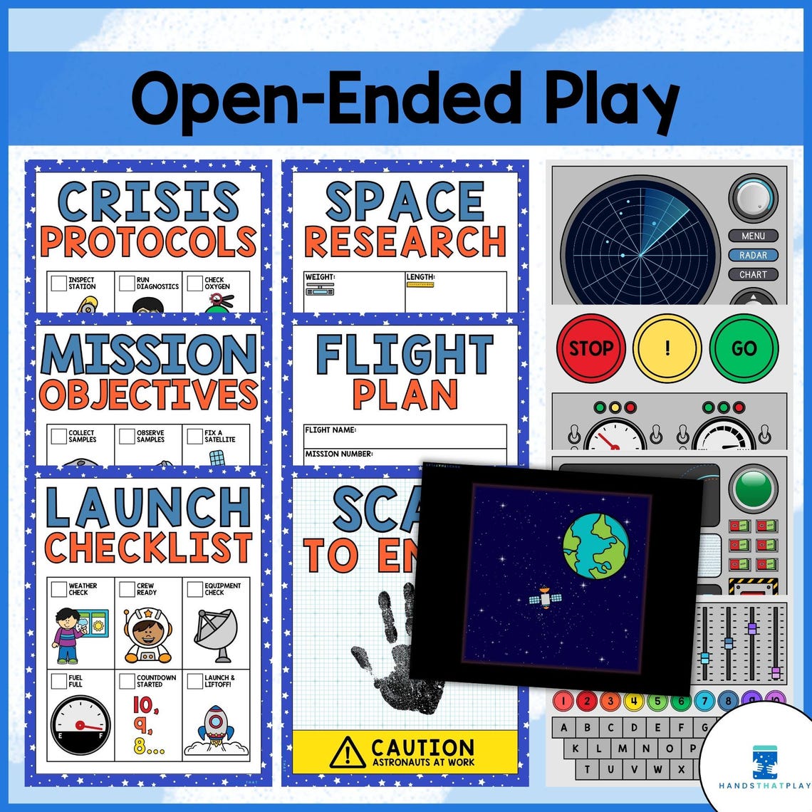 Space Station Dramatic Play - Astronaut Pretend Play - Etsy