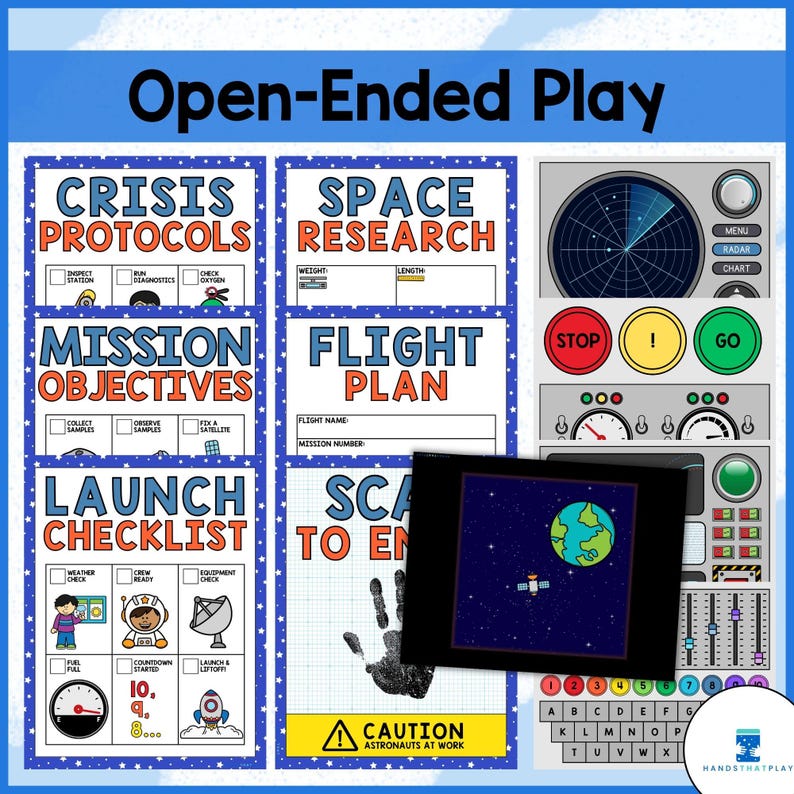 Space Station Dramatic Play - Astronaut Pretend Play - Etsy