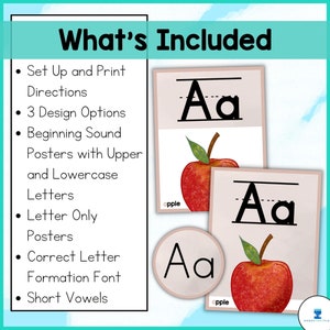 Alphabet Posters | Letter Formation | Neutral Boho | Classroom Decor - Etsy