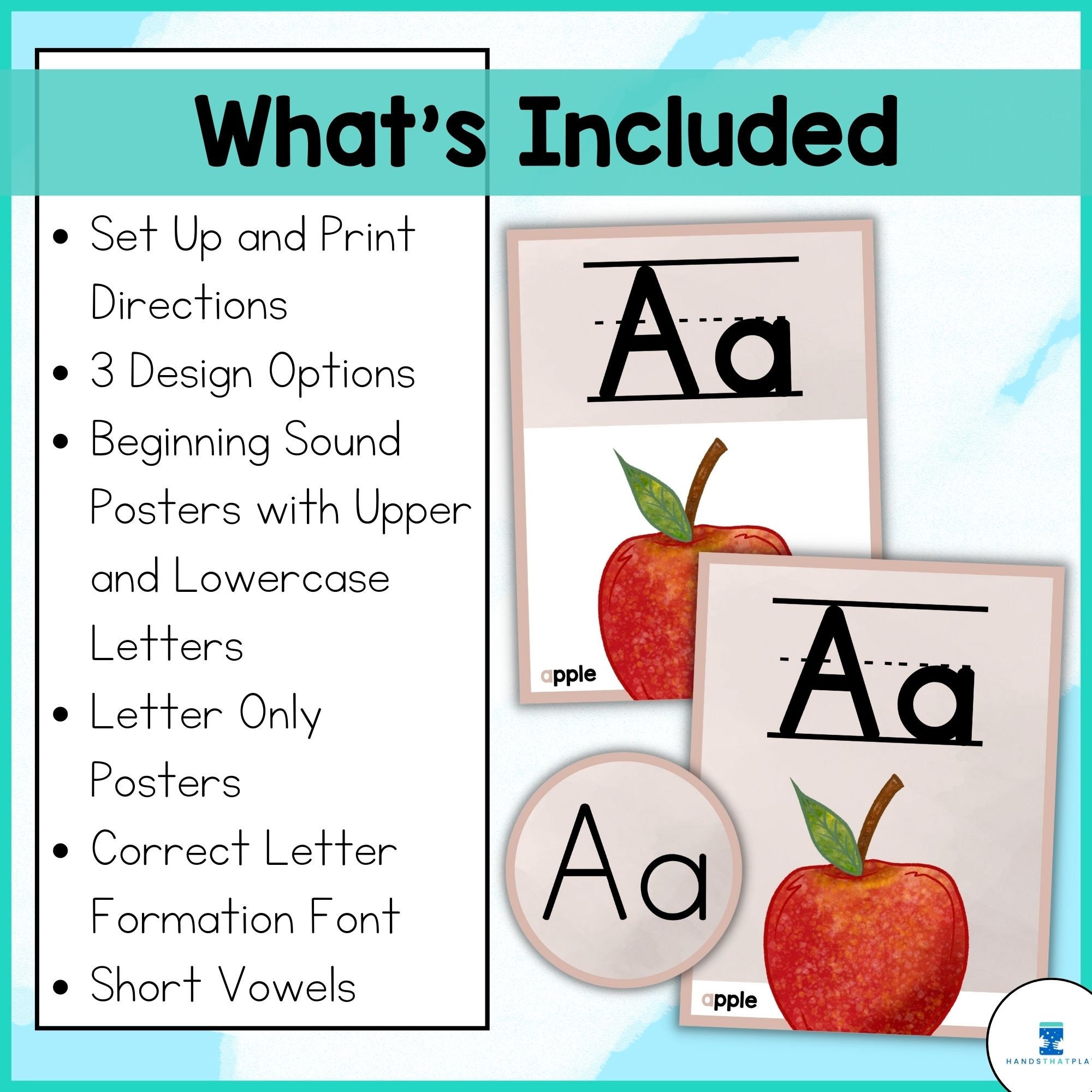 Alphabet Posters | Letter Formation | Neutral Boho | Classroom Decor - Etsy