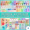 Editable Classroom Newsletter Templates Rainbow Watercolor Decor - Etsy