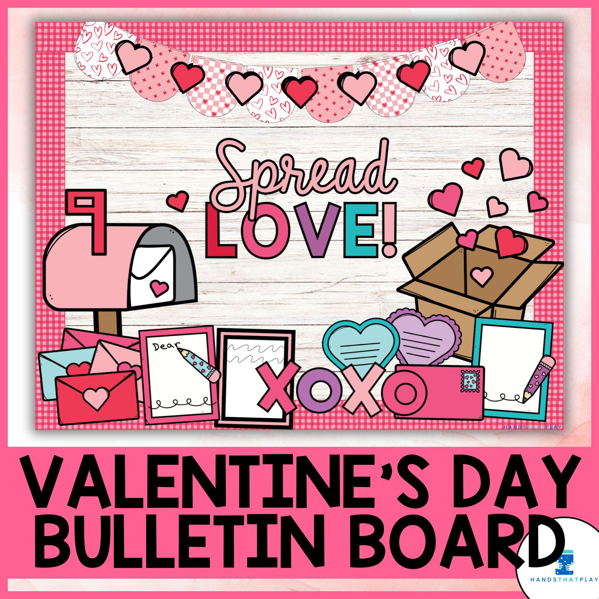 Valentine's Day Printable Bulletin Board Set or Door Decor for ...
