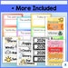 Classroom Calendar Pack | Monochrome Rainbow Pocket Chart Calendar ...