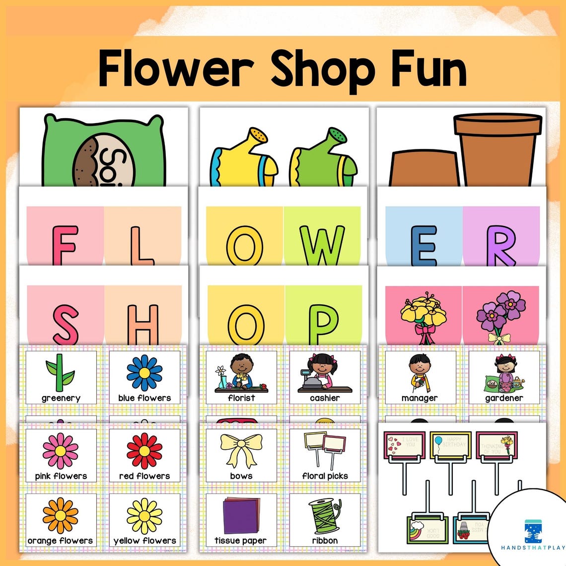 Flower Shop Dramatic Play - Florist Pretend Play - Etsy