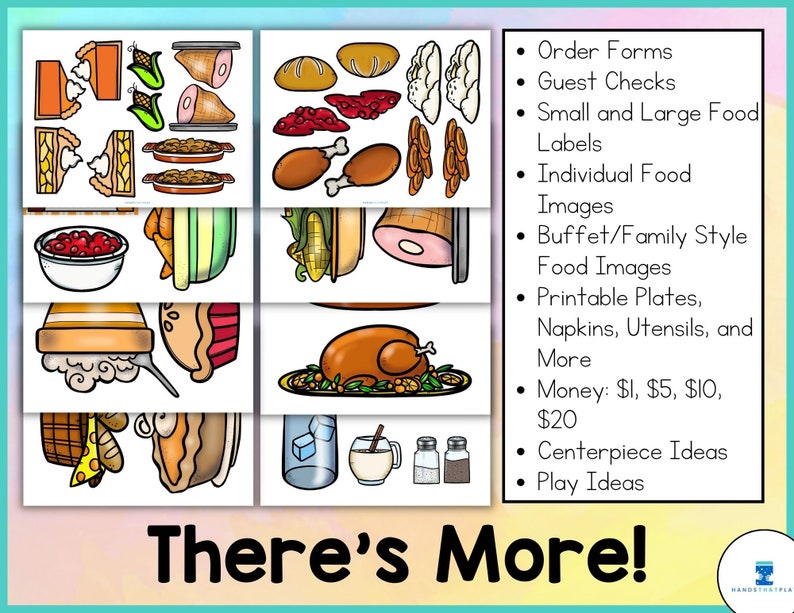 Thanksgiving Dramatic Play - Etsy