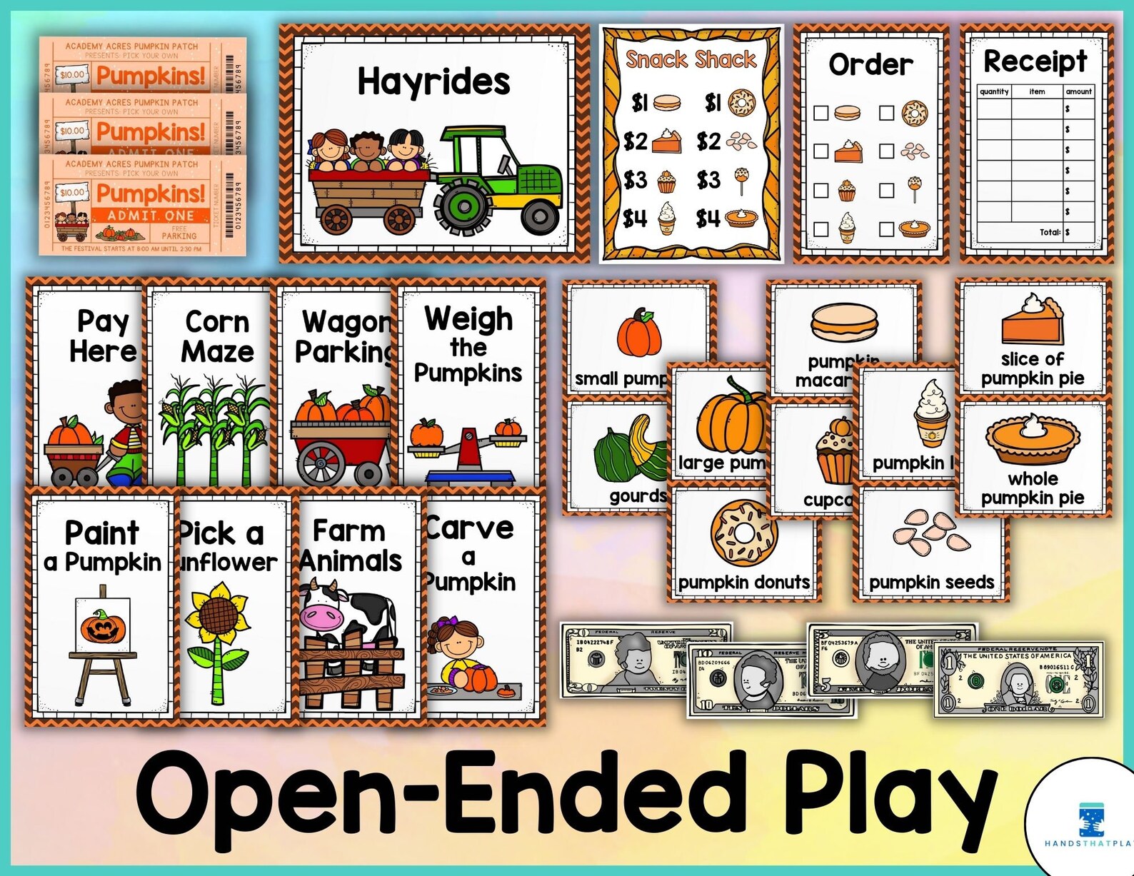 Pumpkin Patch Dramatic Play - Etsy