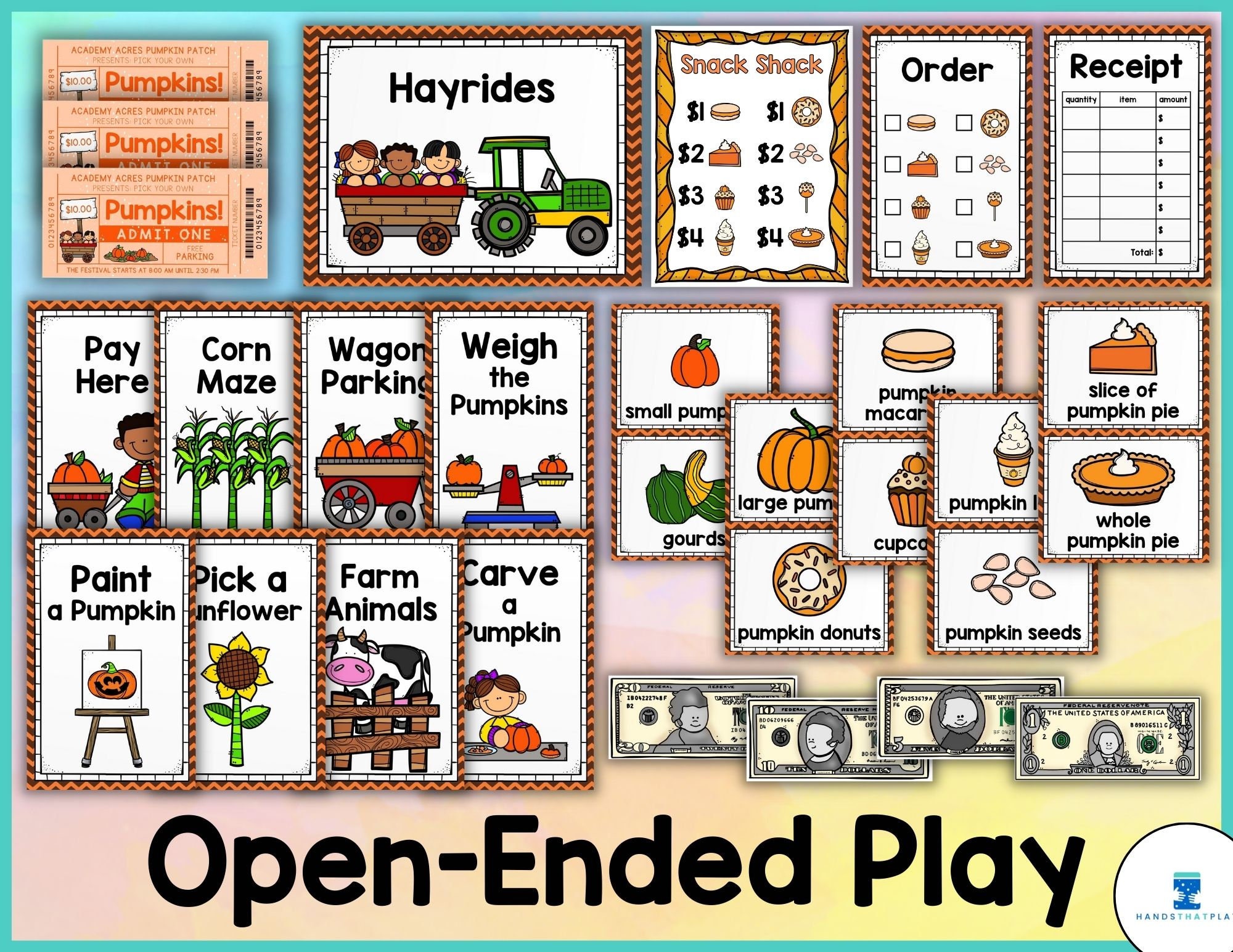 Pumpkin Patch Dramatic Play - Etsy