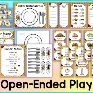 Thanksgiving Dramatic Play - Etsy