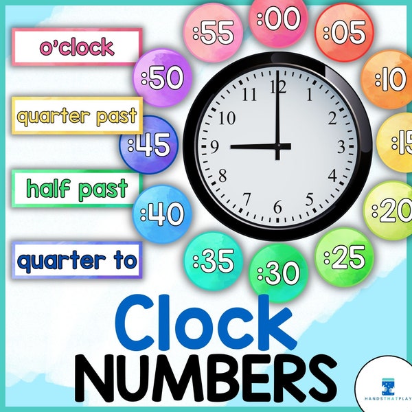 Rainbow Wall Clock - Etsy