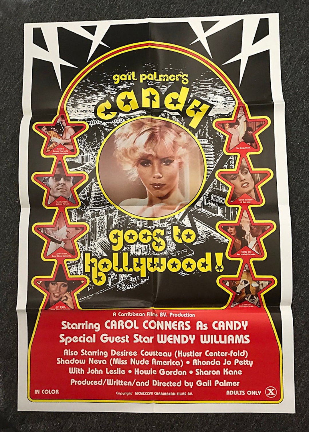 NOS XXX "candy Goes to Hollywood" Original 1977 Movie Poster: PLUS Free ...