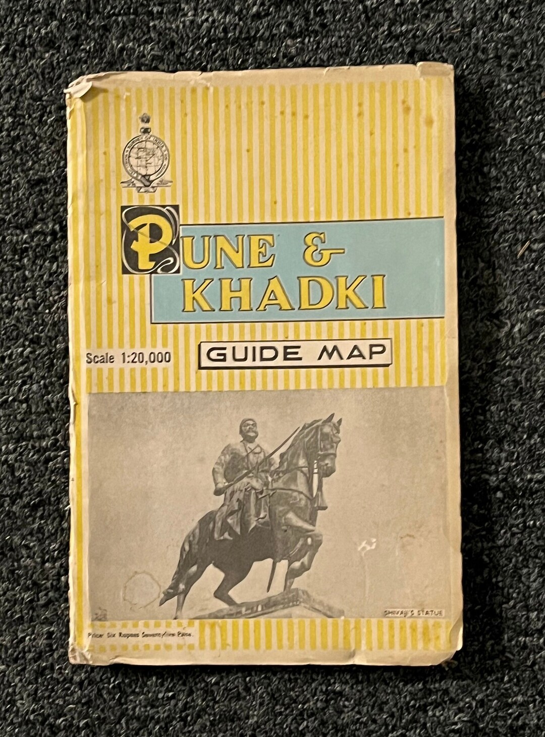 1971 Large Pune & Khadki Survey Guide Folding Map of India 35 X 30 - Etsy