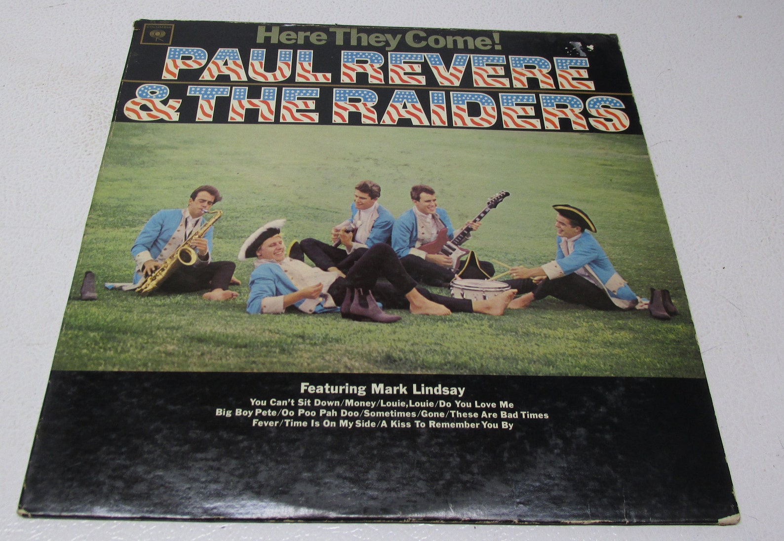Original 1960s Paul Revere and the Raiders Here They Come Record Album ...