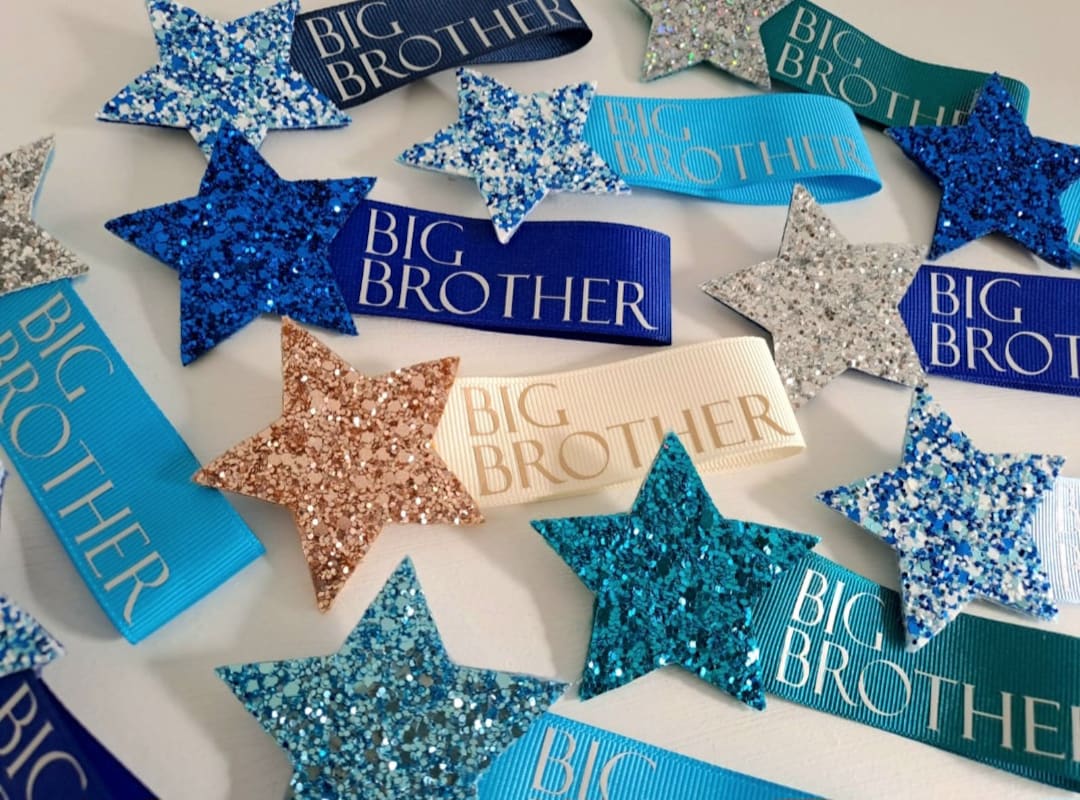 BIG / BEST BROTHER Badge | New Sister Badge | Sibling Badge | Big ...