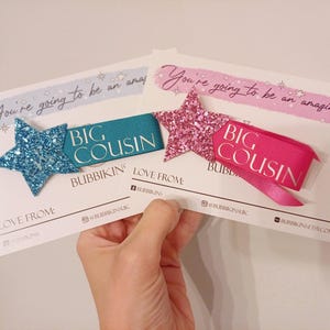 BIG / BEST SISTER Badge | New Sister Badge | Sibling Badge | Big Cousin ...