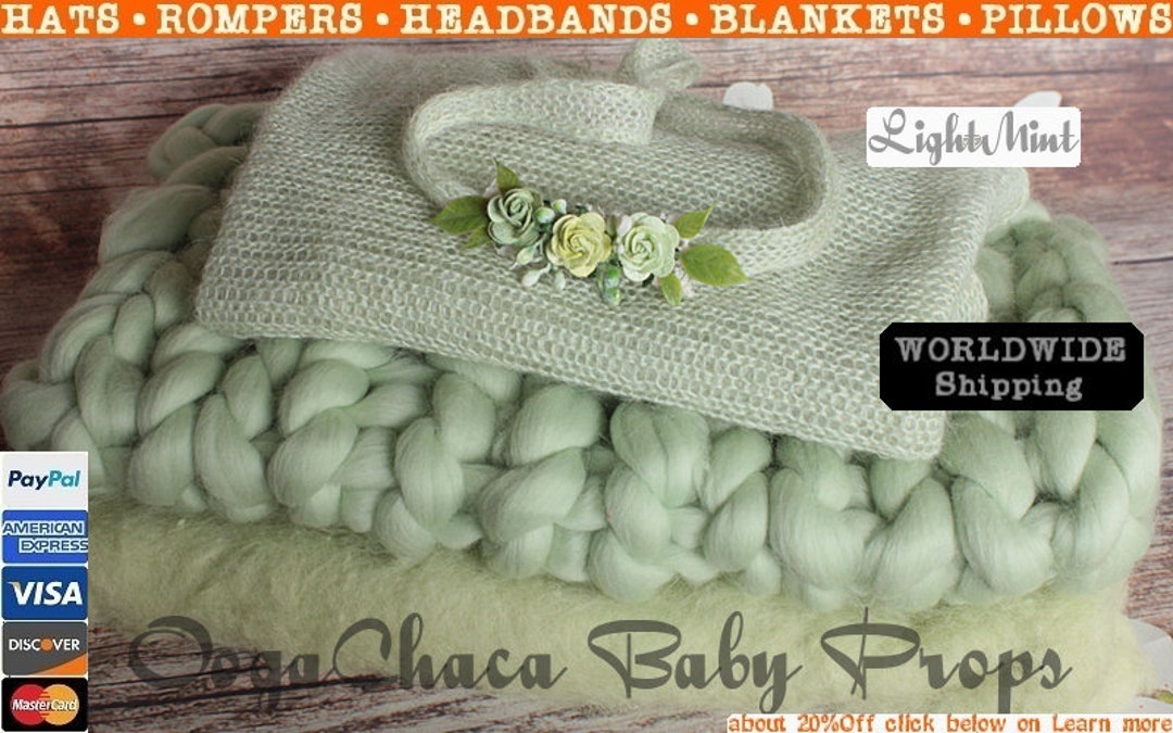 Newborn Props, Newborn Photography Prop, Newborn Photo Props, Wool ...