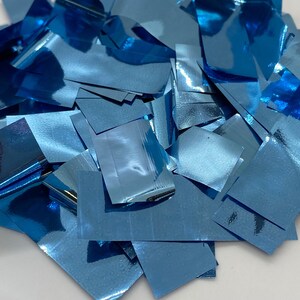 Baby Blue Metallic Foil Confetti (1lb) - Ultimate Confetti - Etsy