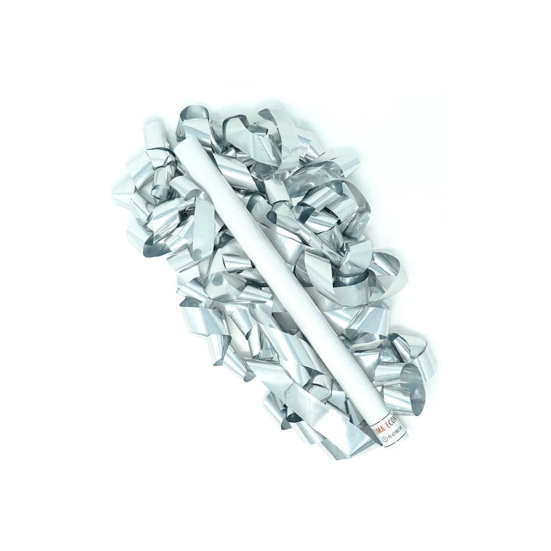 Silver Metallic Streamer Confetti Flick Stick - 14" (pack of 8 ...