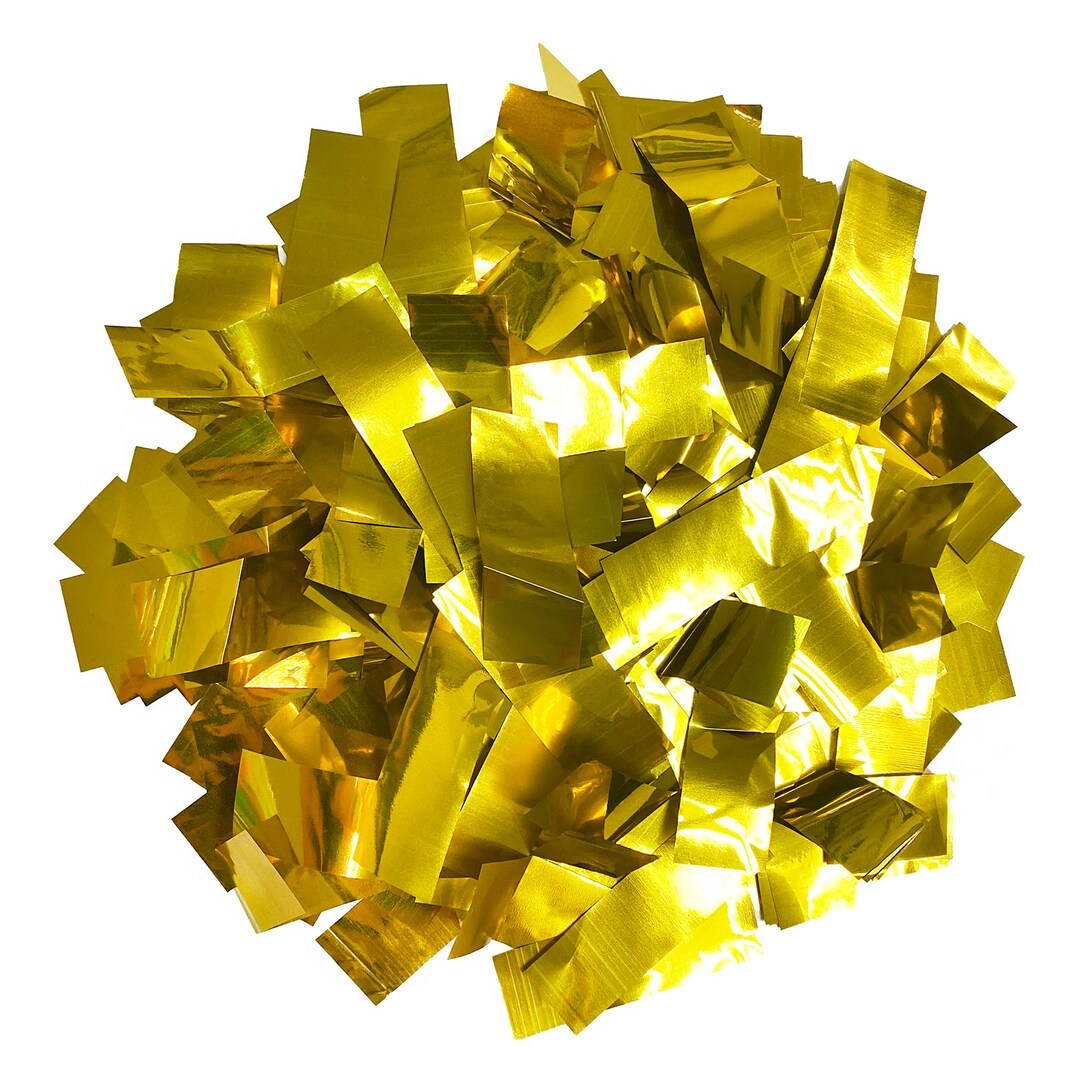 Gold Metallic Foil Confetti (1lb) - Ultimate Confetti - Etsy