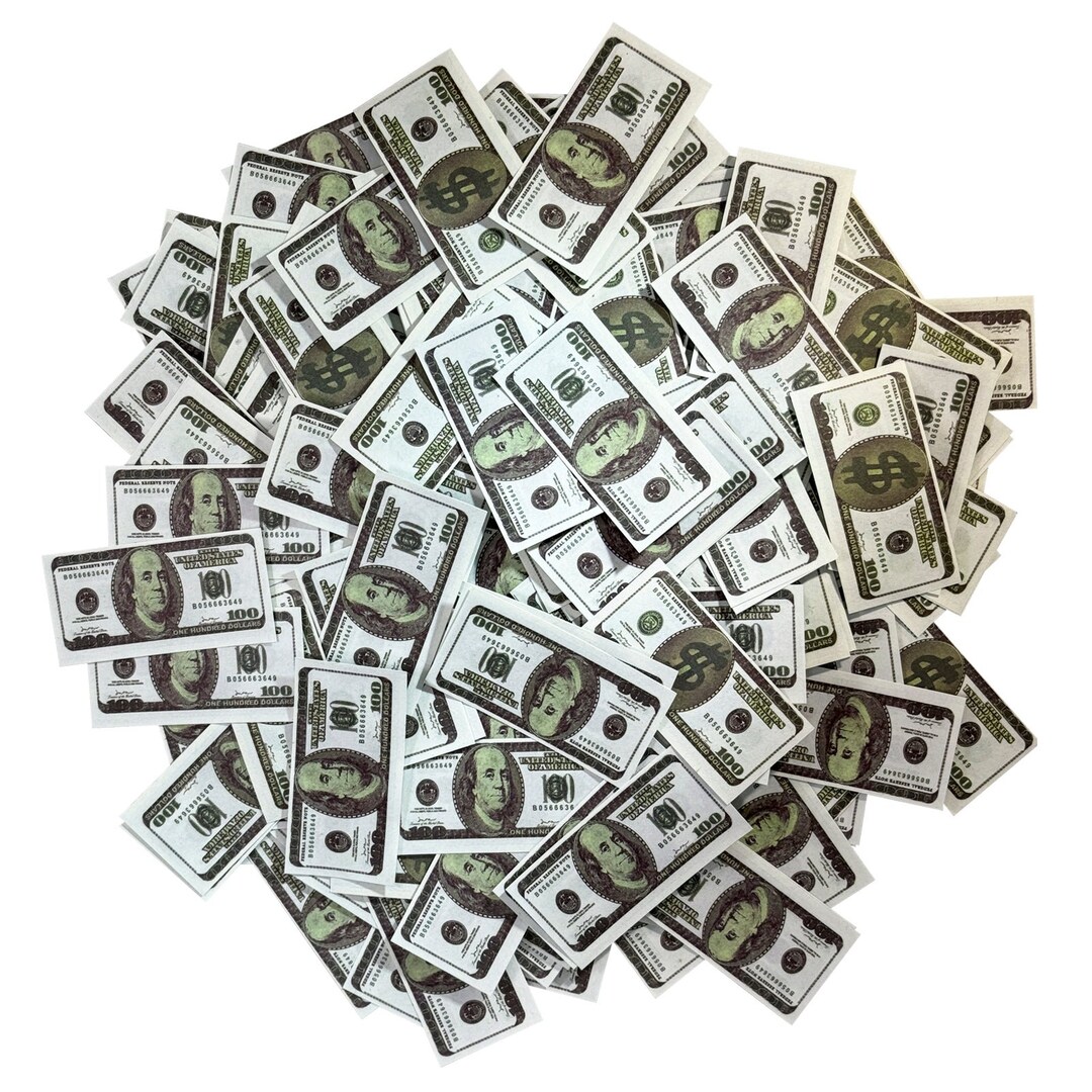 Money Tissue Paper Confetti (1lb) - Ultimate Confetti - Etsy