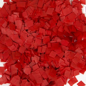 Red Tissue Paper Miniature Confetti - Pixie Squares (1lb) - Ultimate ...