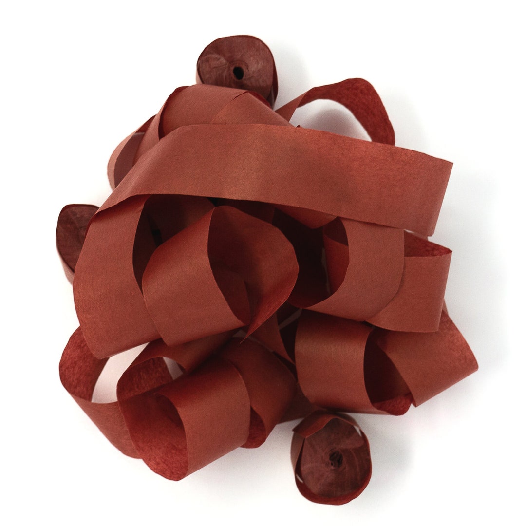 Maroon Tissue Paper Streamers - 20 Rolls (1" X 30') - Ultimate Confetti ...