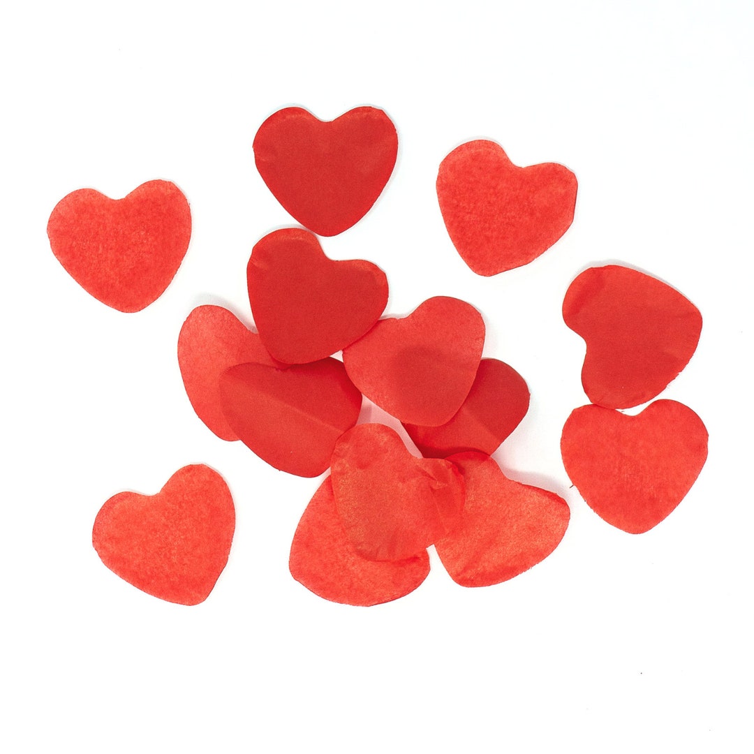 Red Heart Tissue Paper Confetti (1lb) - Ultimate Confetti - Etsy