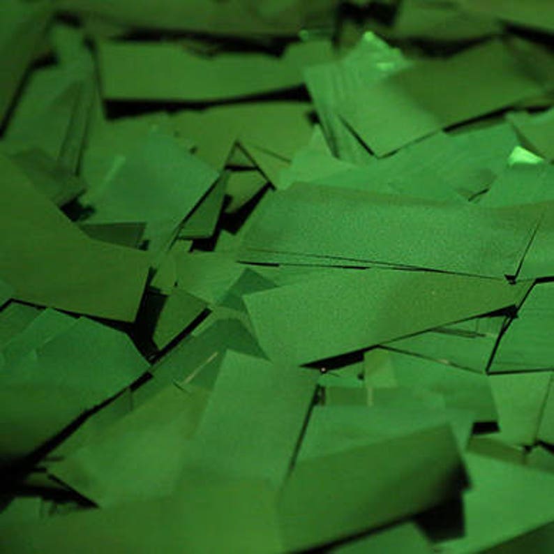 Green Metallic Foil Confetti (1lb) - Ultimate Confetti - Etsy